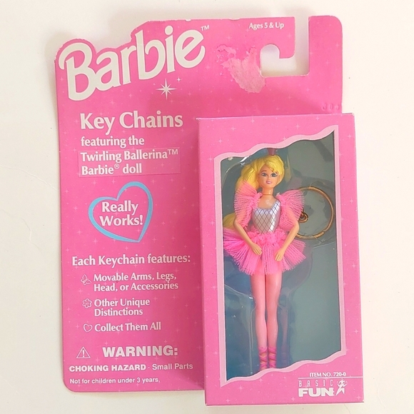 Basic Fun Inc. | Toys | Barbie Keychain Nib | Poshmark